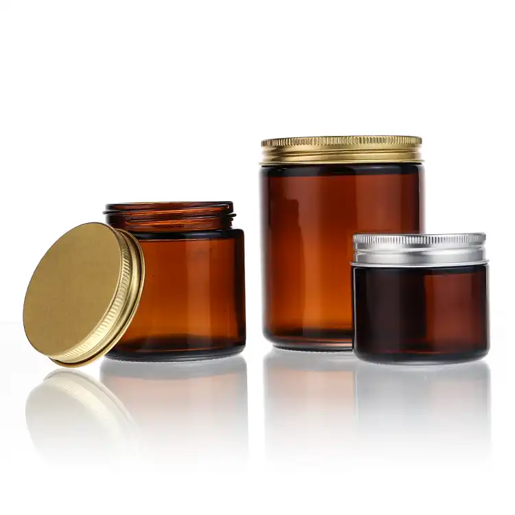 Wholesale 50ml 100ml 200ml Amber/Clear/Cobalt Blue Round Cosmetic Glass ...